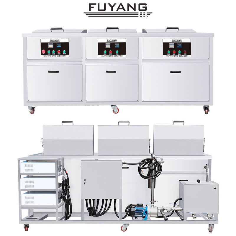SUS304 96L Industrial Ultrasonic Cleaning Equipment Washer With Rinsing ...