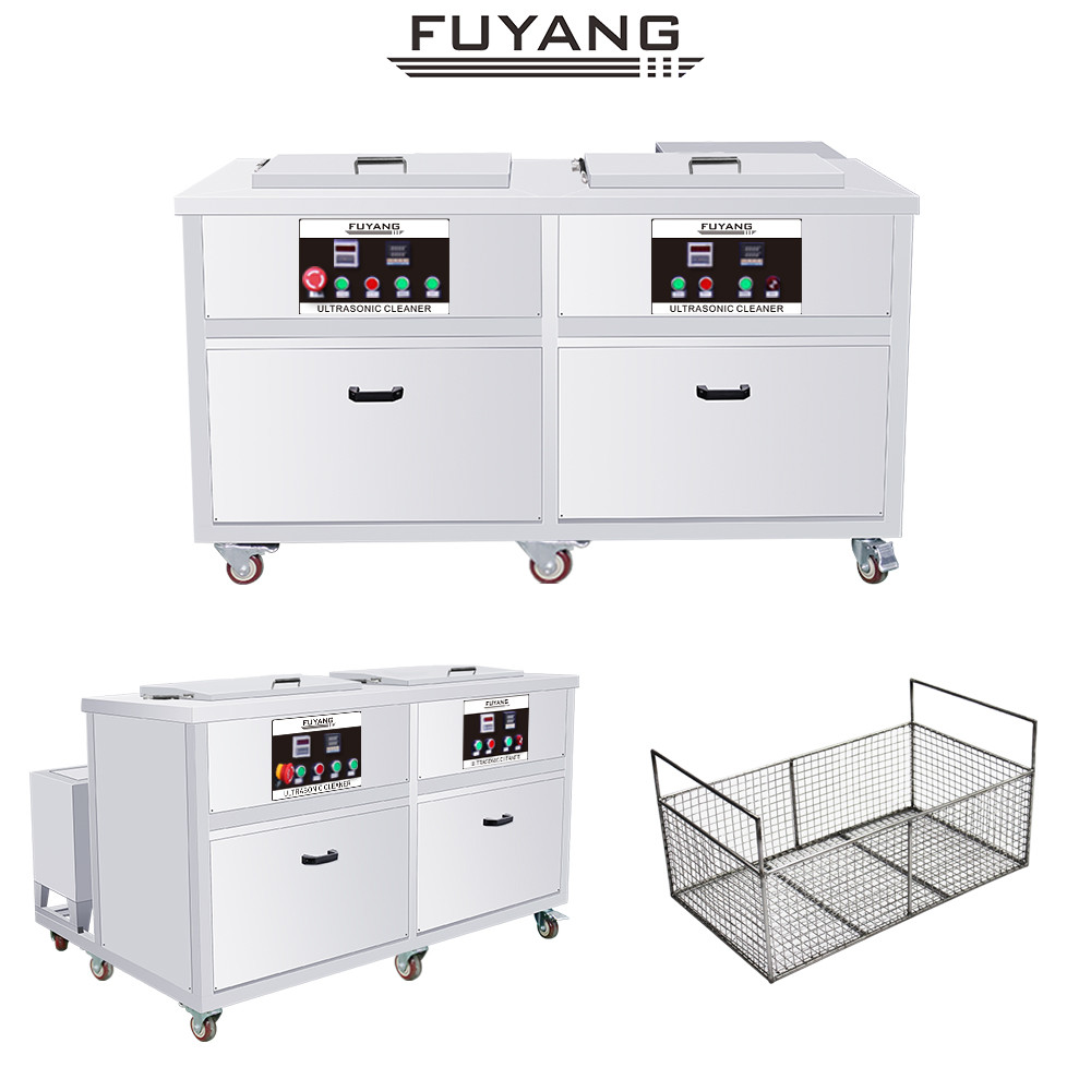 3 Tanks Solvent Multi Tank Ultrasonic Cleaner SUS304 Adjustable Timer